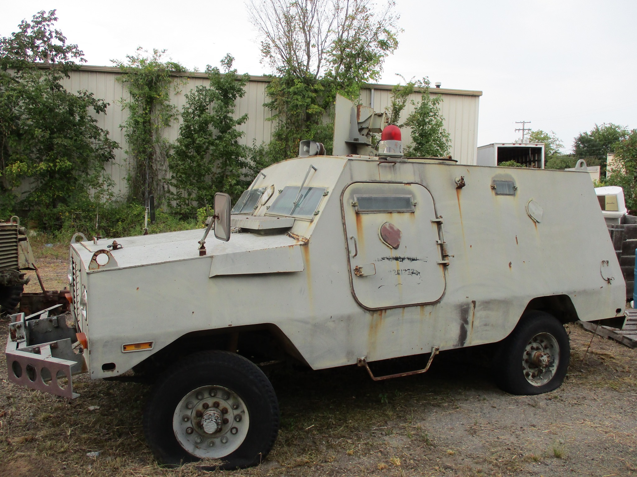Auction of Military Surplus Includes a Halftrack, M20, 6 Willys Jeeps ...